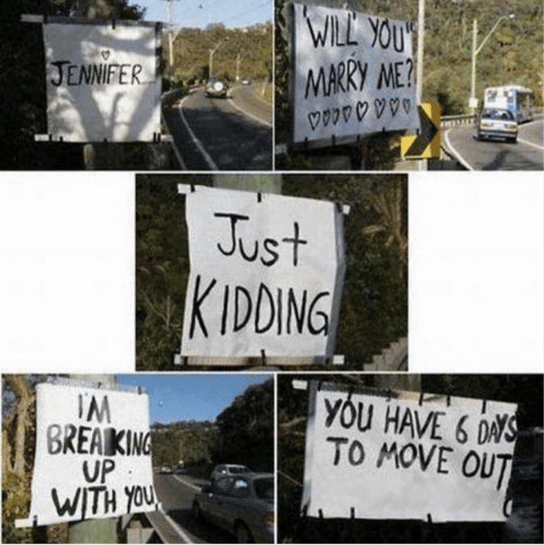 The Hilarious Break Up Signs That Almost Went Too Far - Your Royals