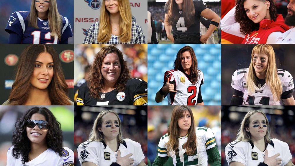 Artist Created NFL Football QBs Version As Women