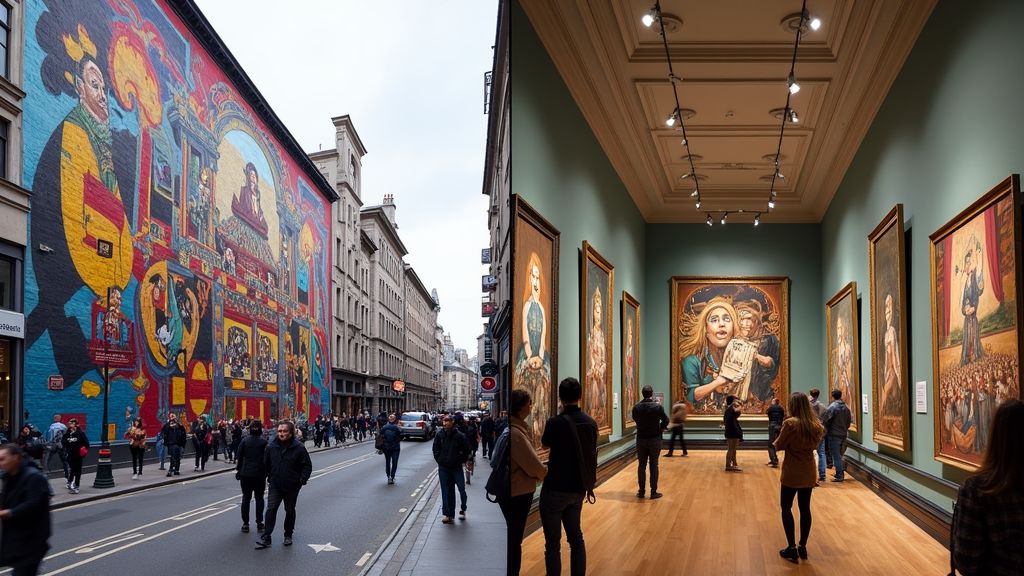 Street Art vs. Traditional Art: What Defines True Expression? - CultureNeed