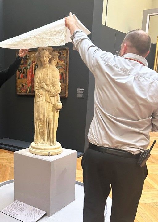 Ceiling Leaks Threaten Fragile Water Art in the Louvre